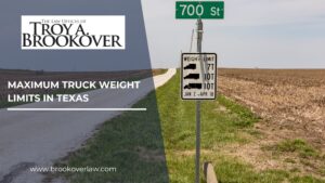 Maximum Truck Weight Limits in Texas | Brookoverlaw.com